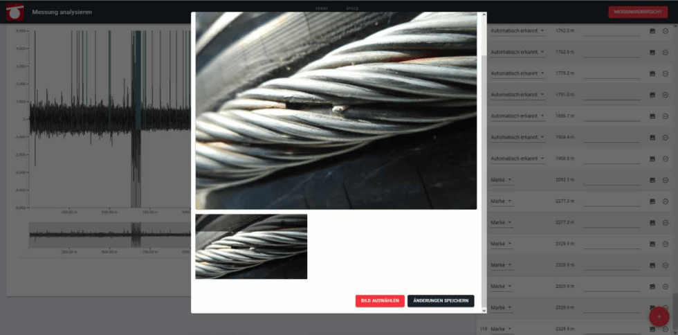 Magnetic rope testing devices - ROTEC