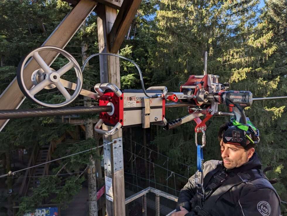 Magnetic rope testing devices - ROTEC